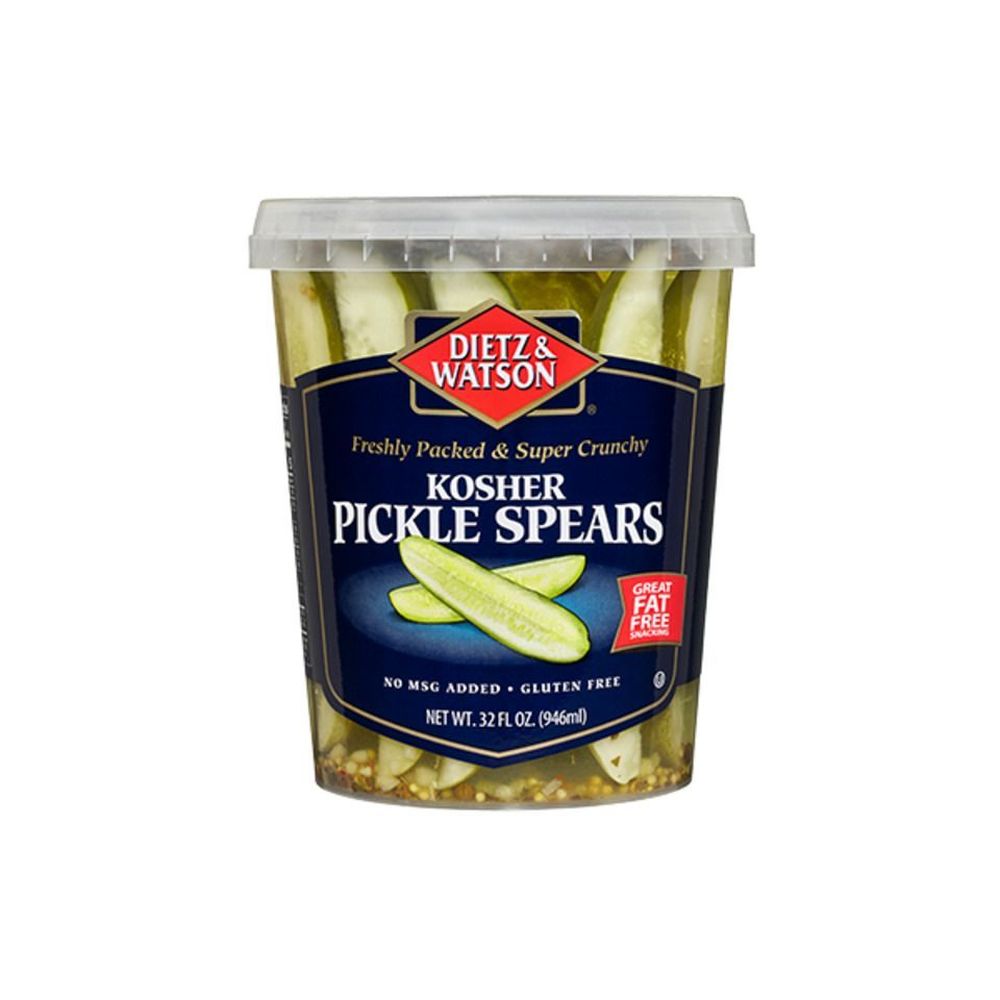 Dietz and Watson Kosher Pickle Spears, 32 Ounce -- 12 per case ...