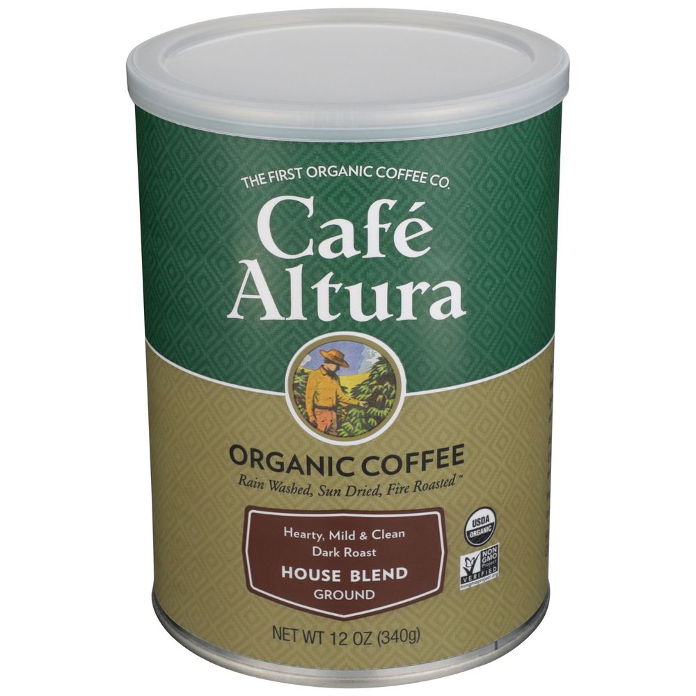 Cafe Altura Organic House Blend Ground Coffee, 12 Ounce -- 6 per case ...