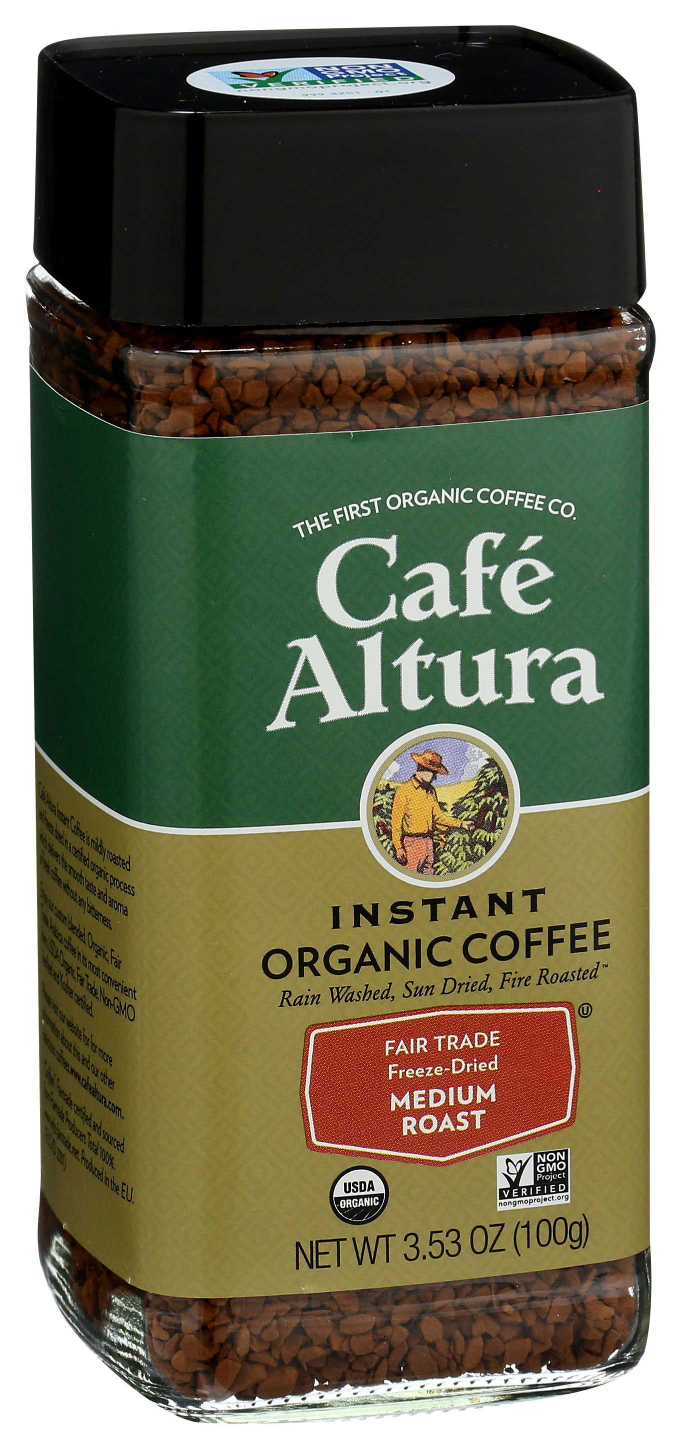 Cafe Altura Organic Freeze Dried Medium Roast Coffee | FoodServiceDirect