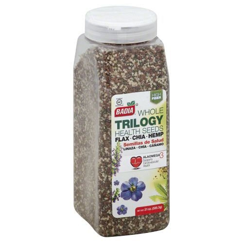 Badia Whole Trilogy Health Seeds, 21 Ounce -- 4 per case