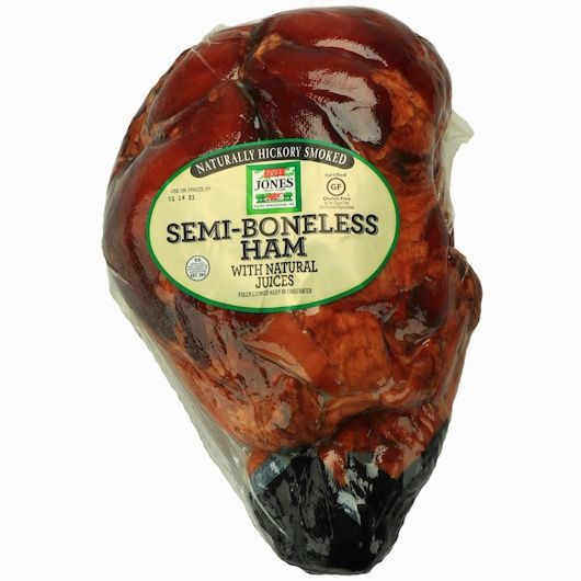Jones Dairy Farm Country Club Hickory Smoked Semi Boneless Ham, 17 ...