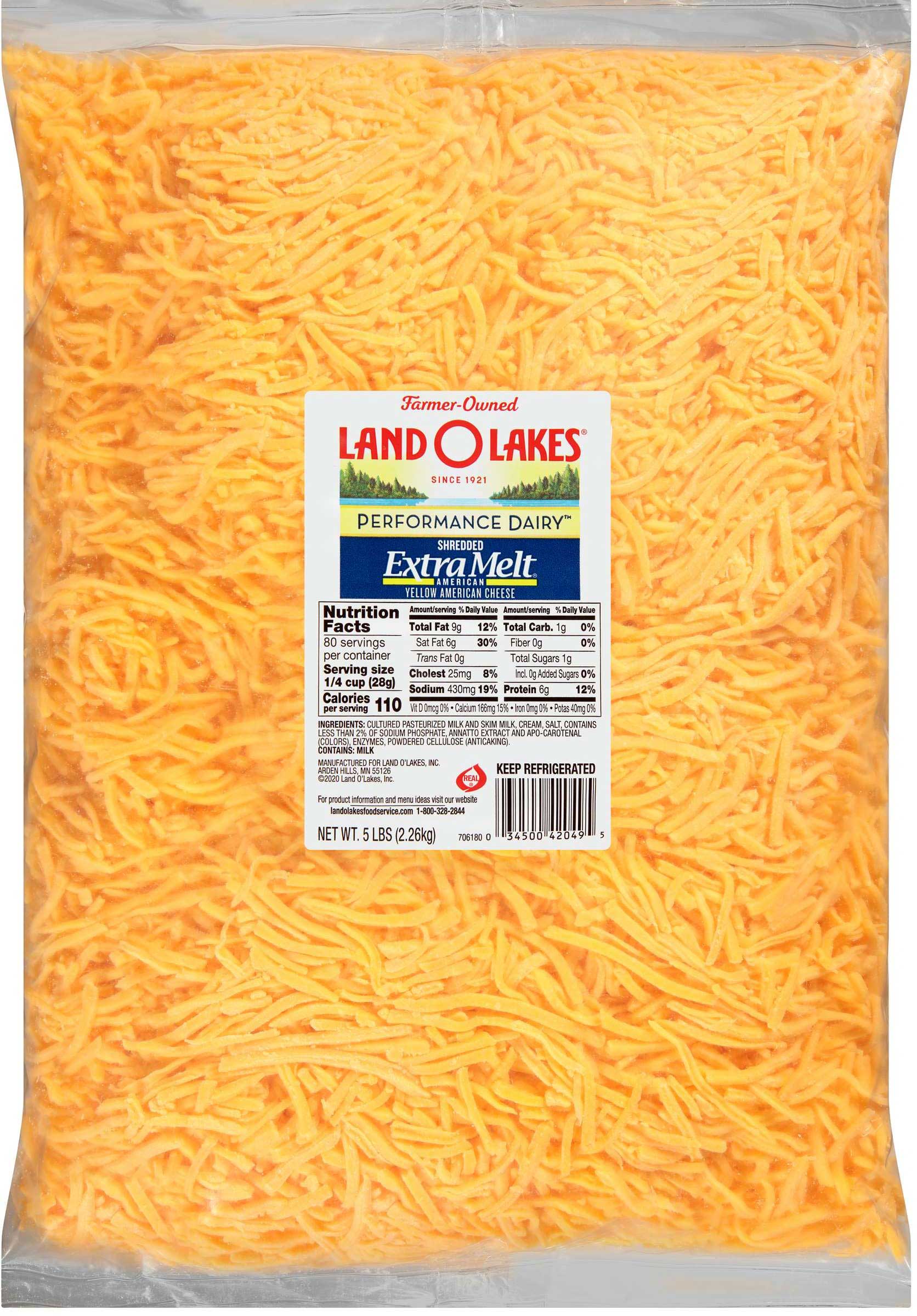 Land O Lakes Extra Melt Yellow American Cheese | FoodServiceDirect