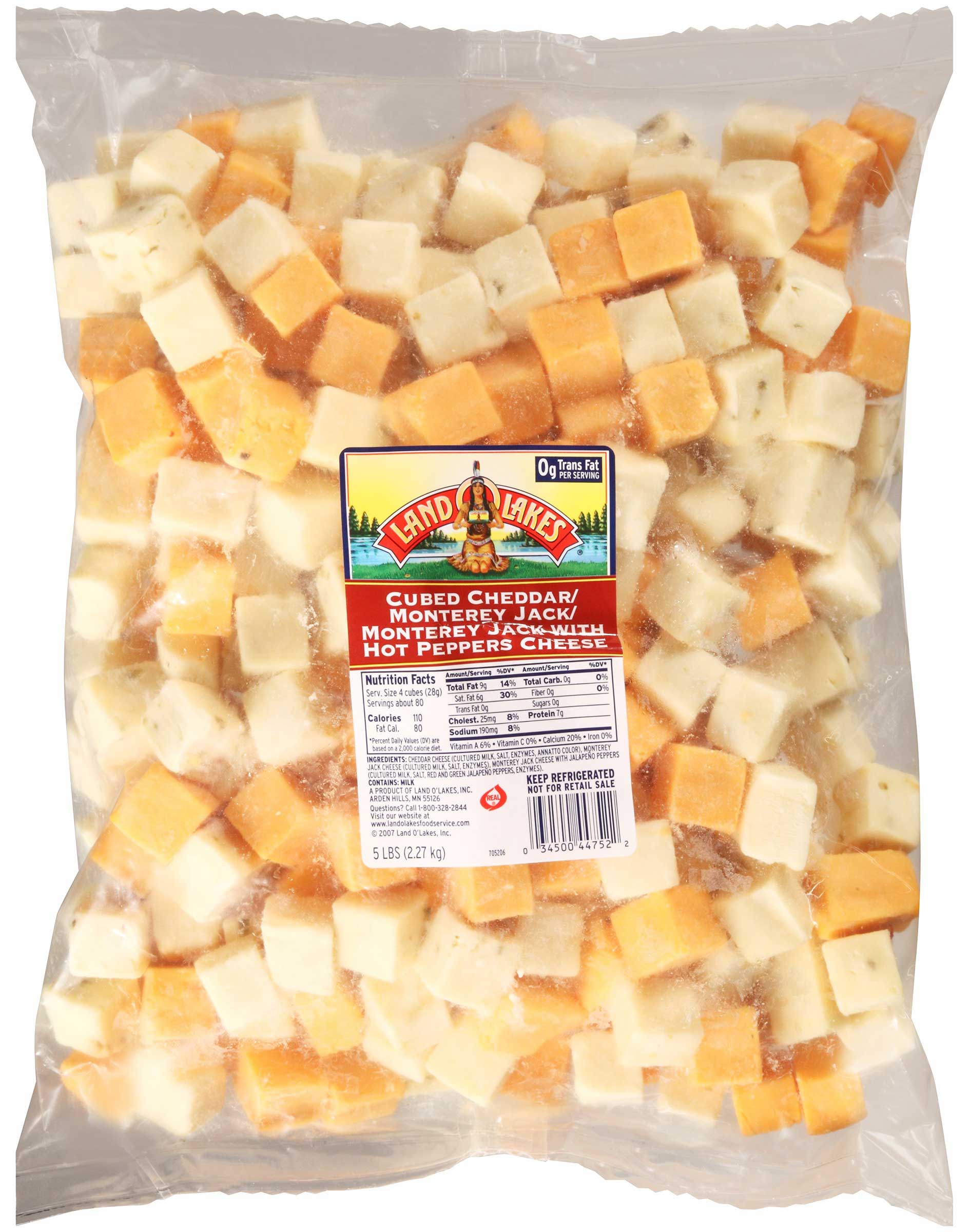 Land O Lakes Mild Yellow Cheese Cubes Case | FoodServiceDirect