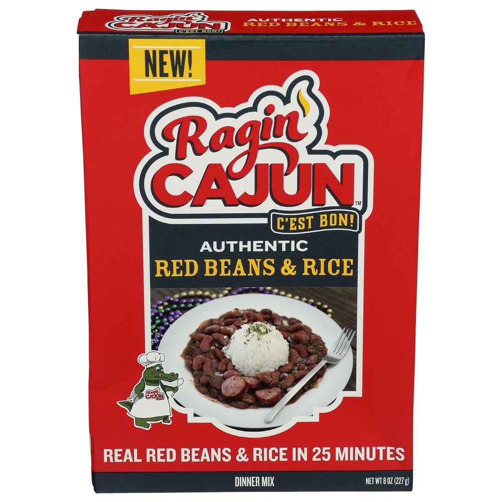 Ragin Cajun Authentic Red Beans and Rice, 8 Ounce -- 6 per case