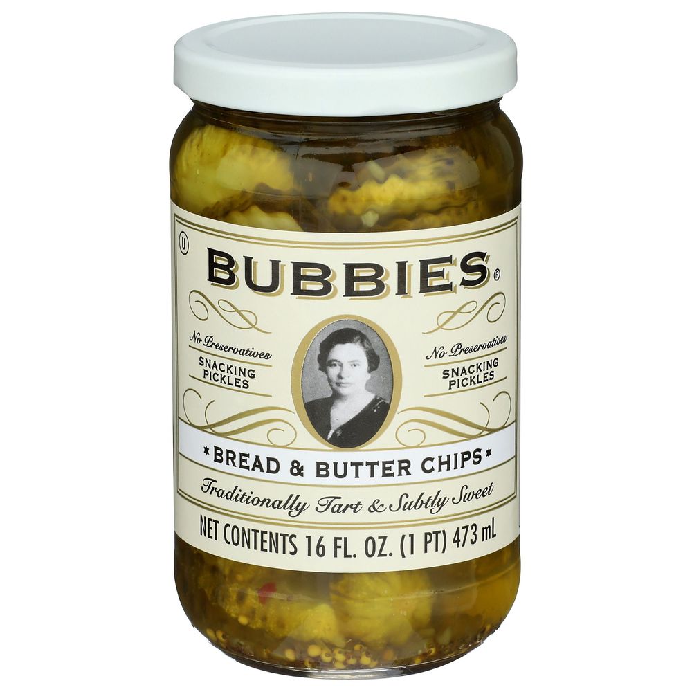 Bubbies Sweet Bread and Butter Chips, 16 Ounce -- 6 per case