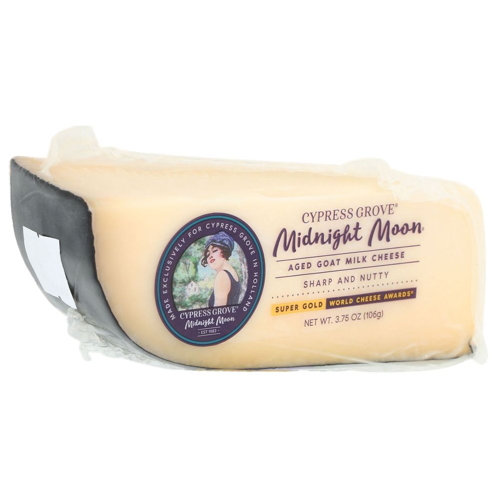 Cypress Grove Midnight Moon Cheese, 3.75 Ounce -- 12 per case