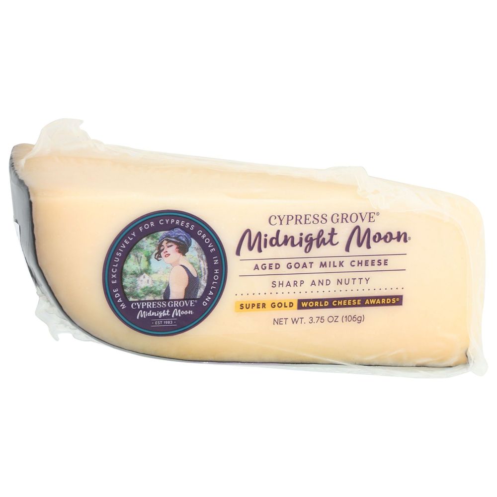Cypress Grove Midnight Moon Cheese, 3.75 Ounce -- 12 per case