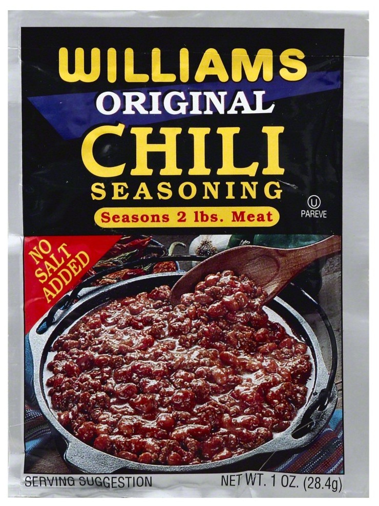Williams Original Chili Seasoning Mix Case | FoodServiceDirect