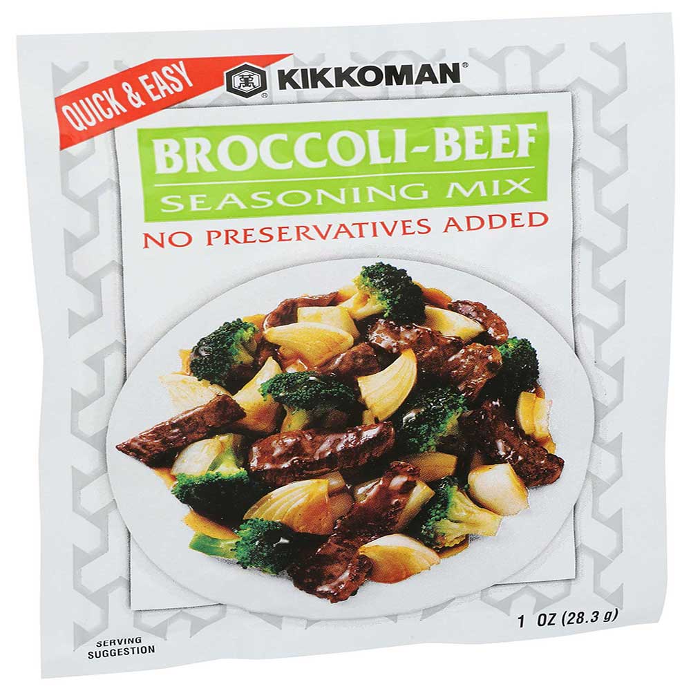 Kikkoman Broccoli Beef Seasoning Mix | FoodServiceDirect