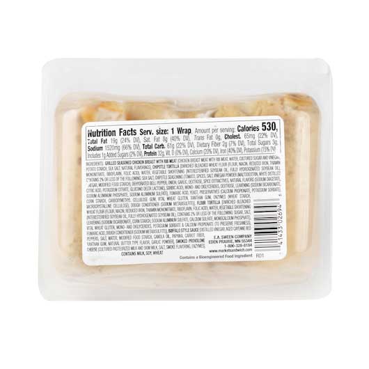 Deli Express Market Buffalo Style Chicken Wrap Case | FoodServiceDirect