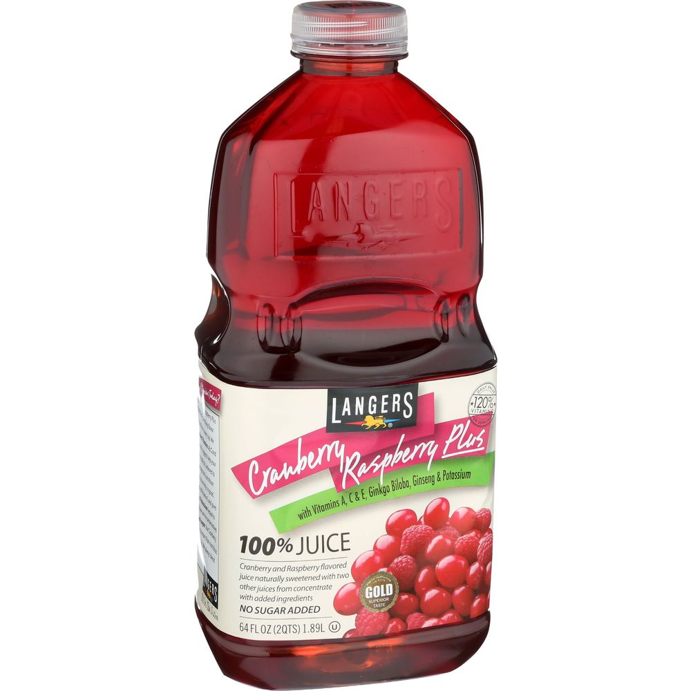 Langers 100 Percent Cranberry Raspberry Plus Juice | FoodServiceDirect