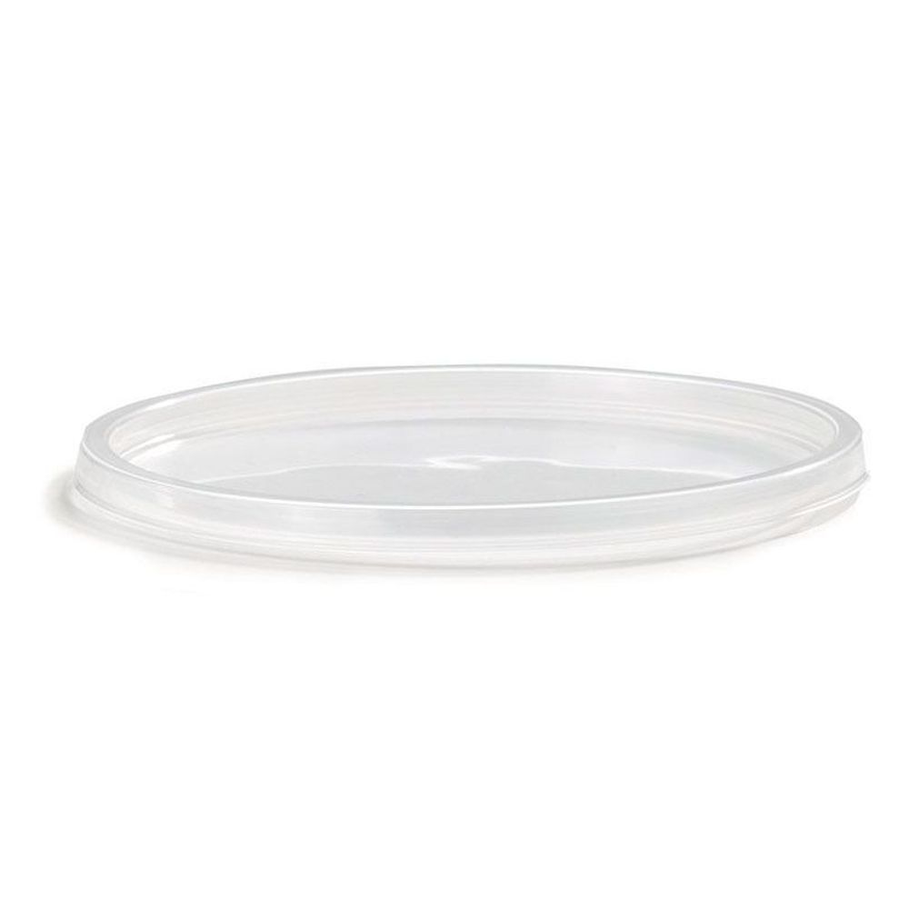 Placon Clear Polypro Recessed Lid Only, 4.575 x 0.25 inch -- 500 per case.