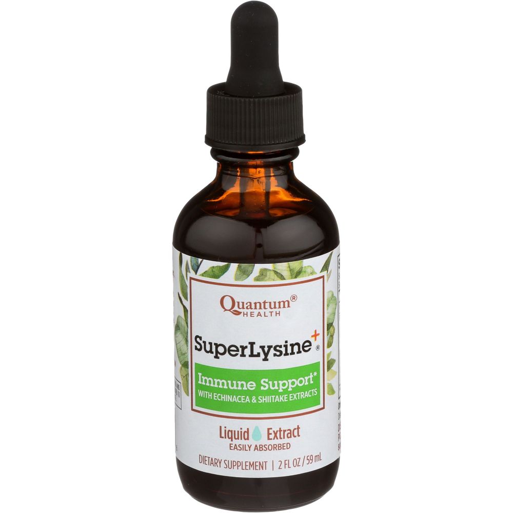 Quantum Health SuperLysine Plus Liquid Immune Support Liquid, 2 Ounce