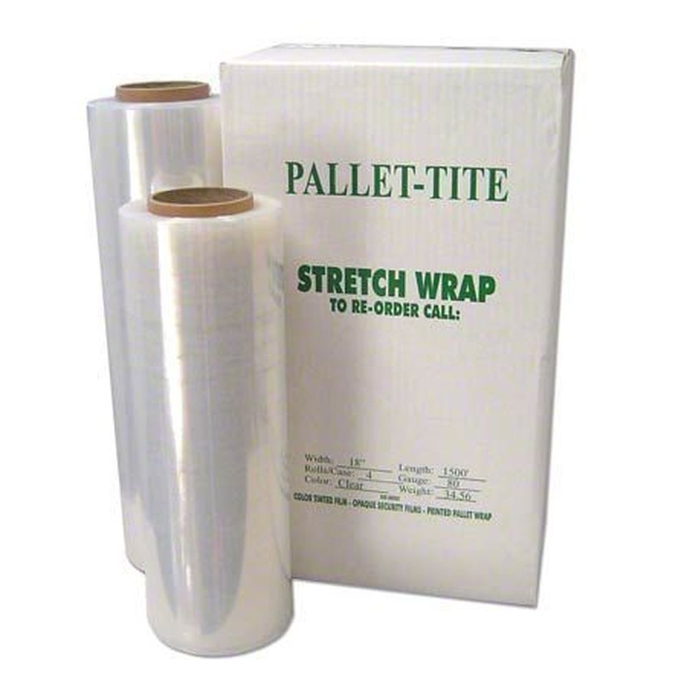 Western Plastics Pallet Tite 80 Gauge Pallet Wrap, 18 inch x 1500 Feet ...
