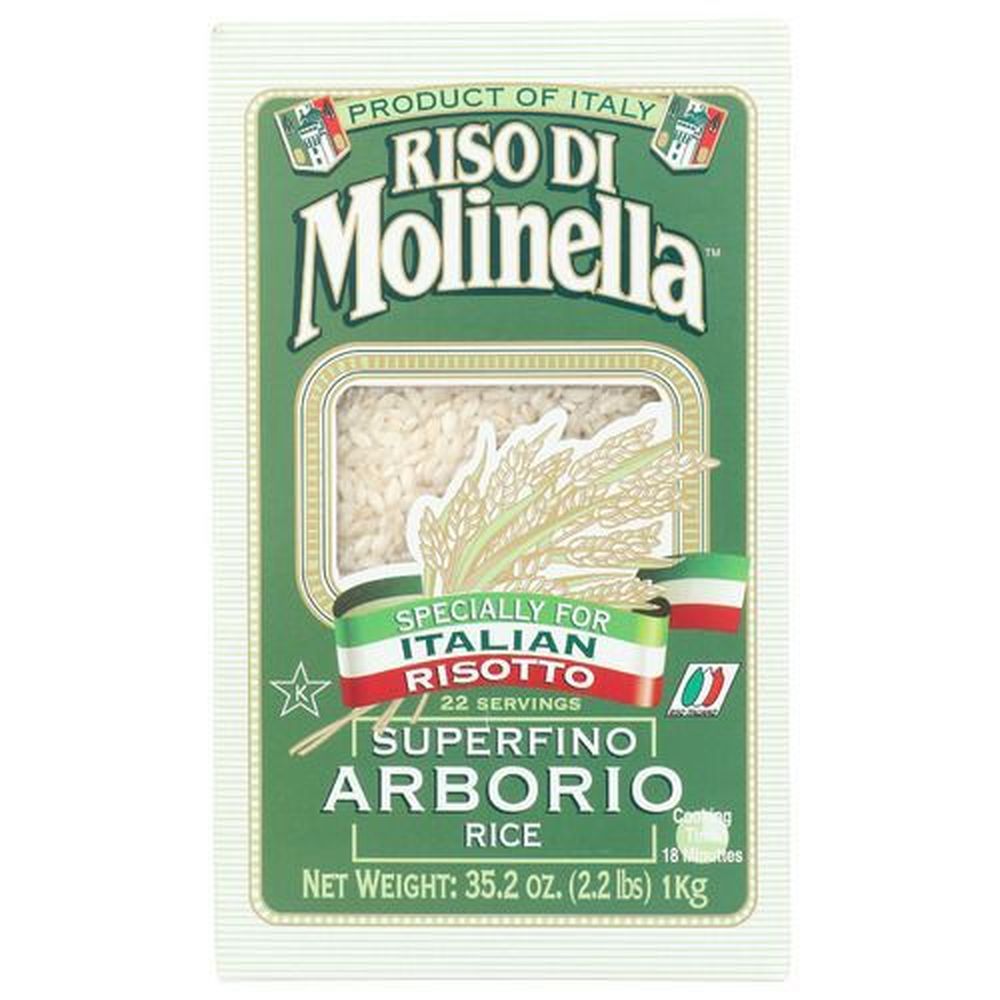 Riso di Molinella Italian Risotto Superfino Arborio Rice, 35.2 Ounce ...