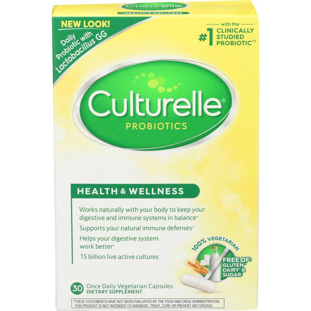 Culturelle Health and Wellness Probiotic Vegetarian Capsule with ...