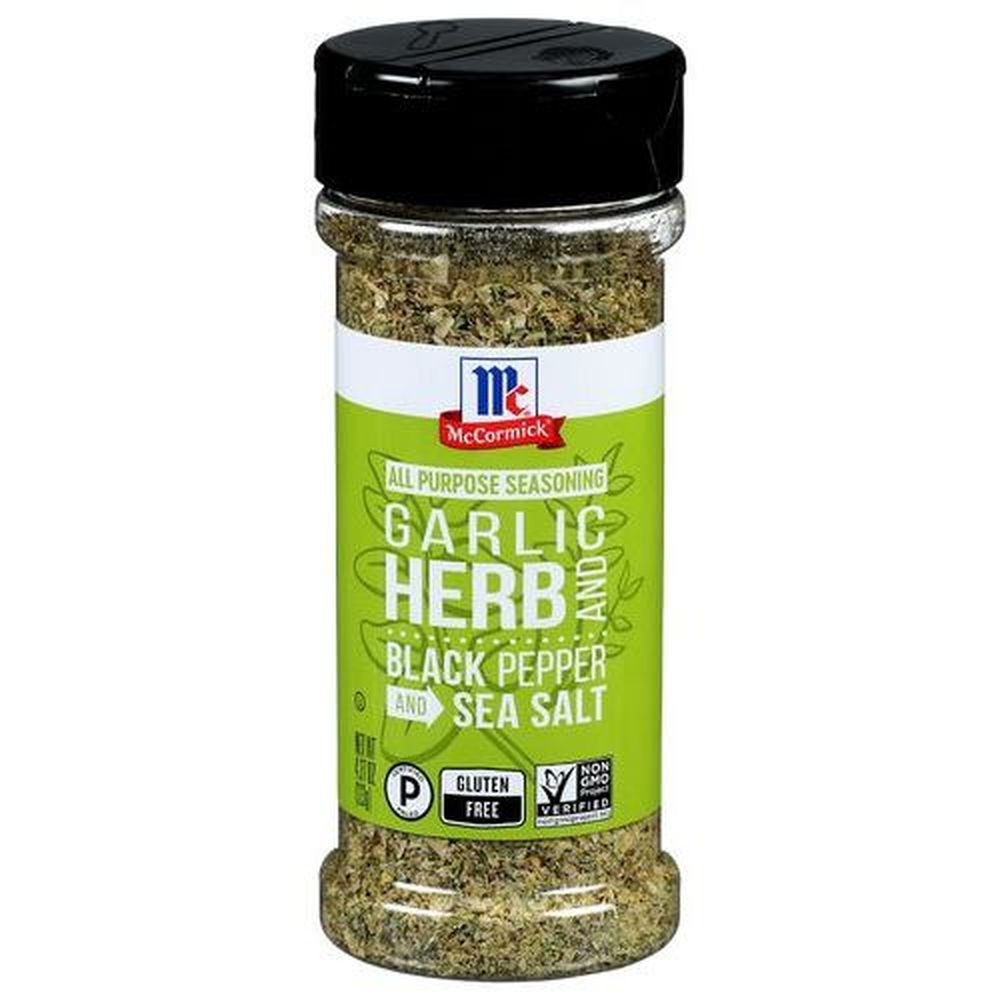 McCormick Garlic Herb Black Pepper and Sea Salt, 4.37 Ounce -- 6 per case