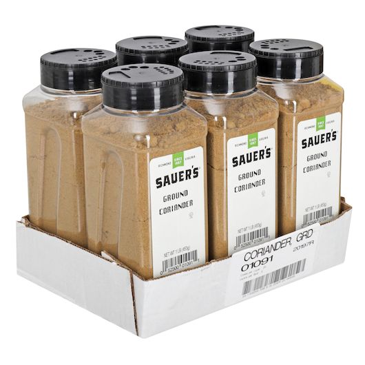 Sauer Coriander Ground Spice, 1 Pound -- 6 per case