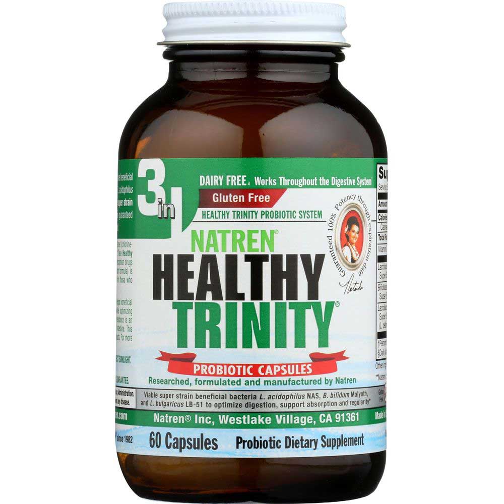 Natren Healthy Trinity Probiotic Capsule - 60 count per pack