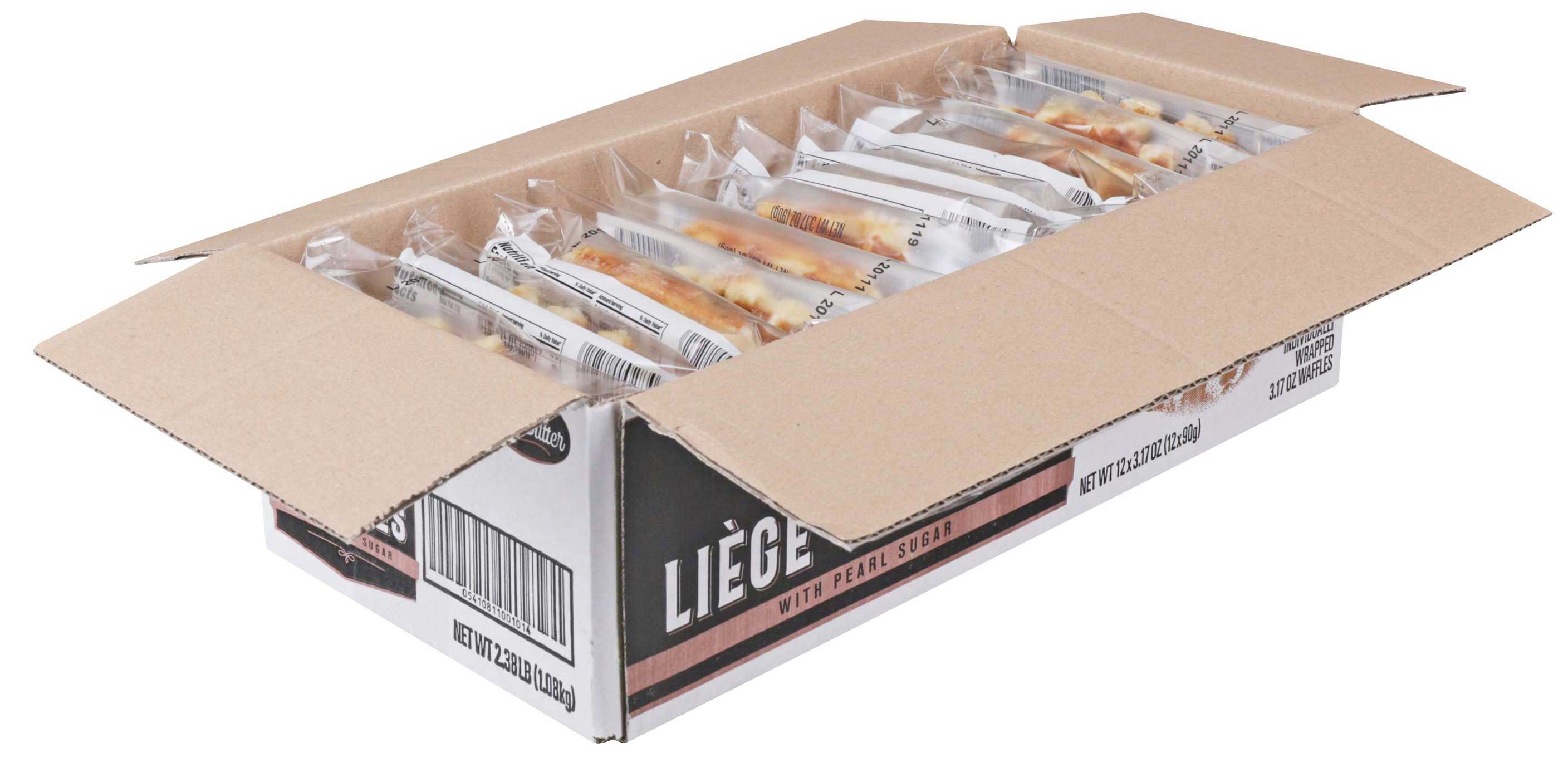 Avieta Liege Waffles with Pearl Sugar Case | FoodServiceDirect
