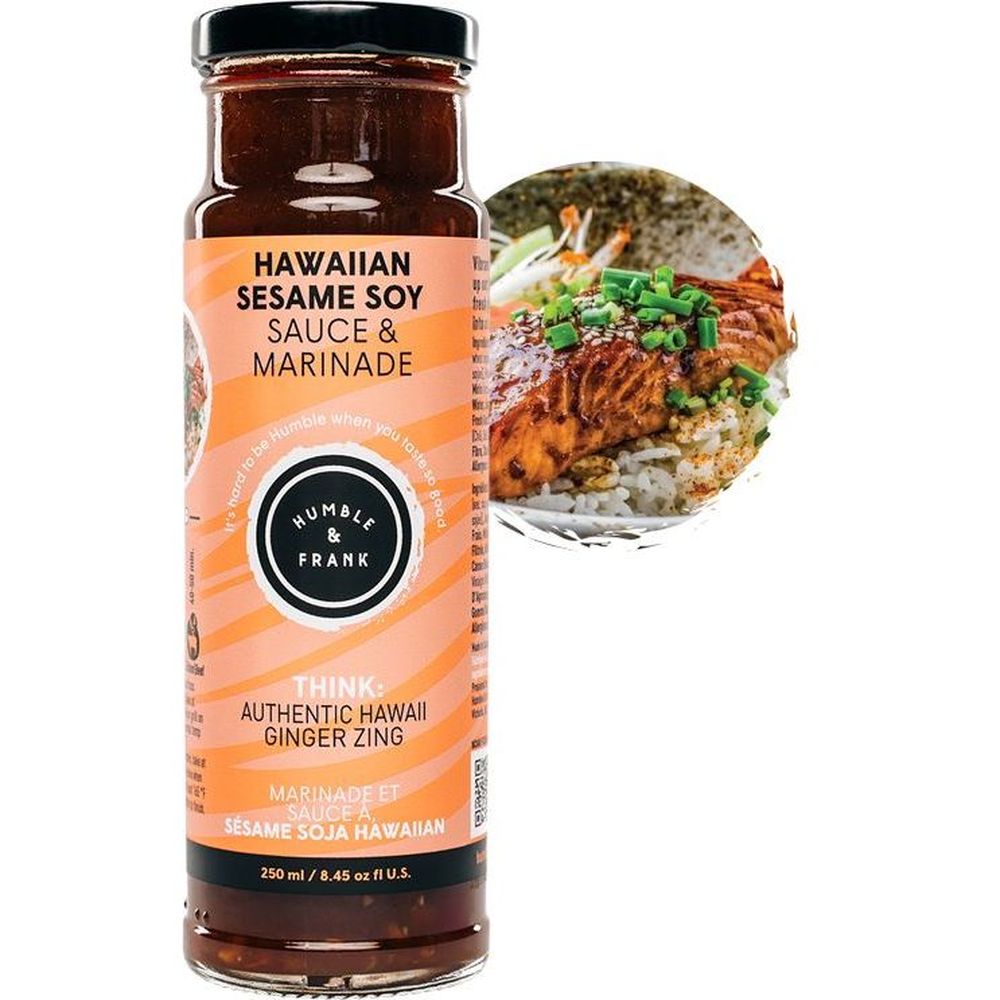 Humble and Frank Hawaiian Sesame Soy Sauce and Marinade, 8.45 Fluid ...