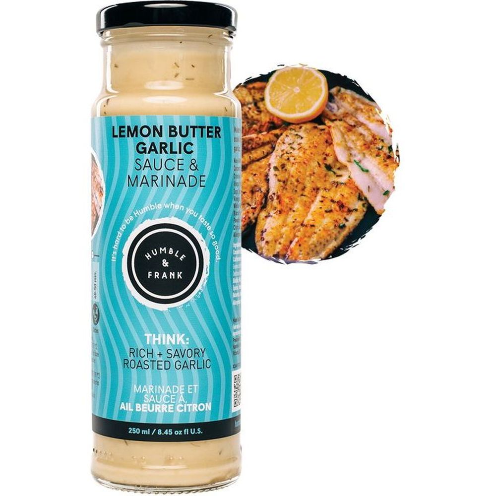 Humble and Frank Lemon Butter Garlic Sauce and Marinade, 8.45 Fluid ...