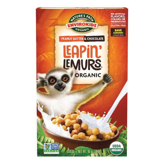 Natures Path Leapin Lemurs Cereal, 10 Ounce -- 12 per case.