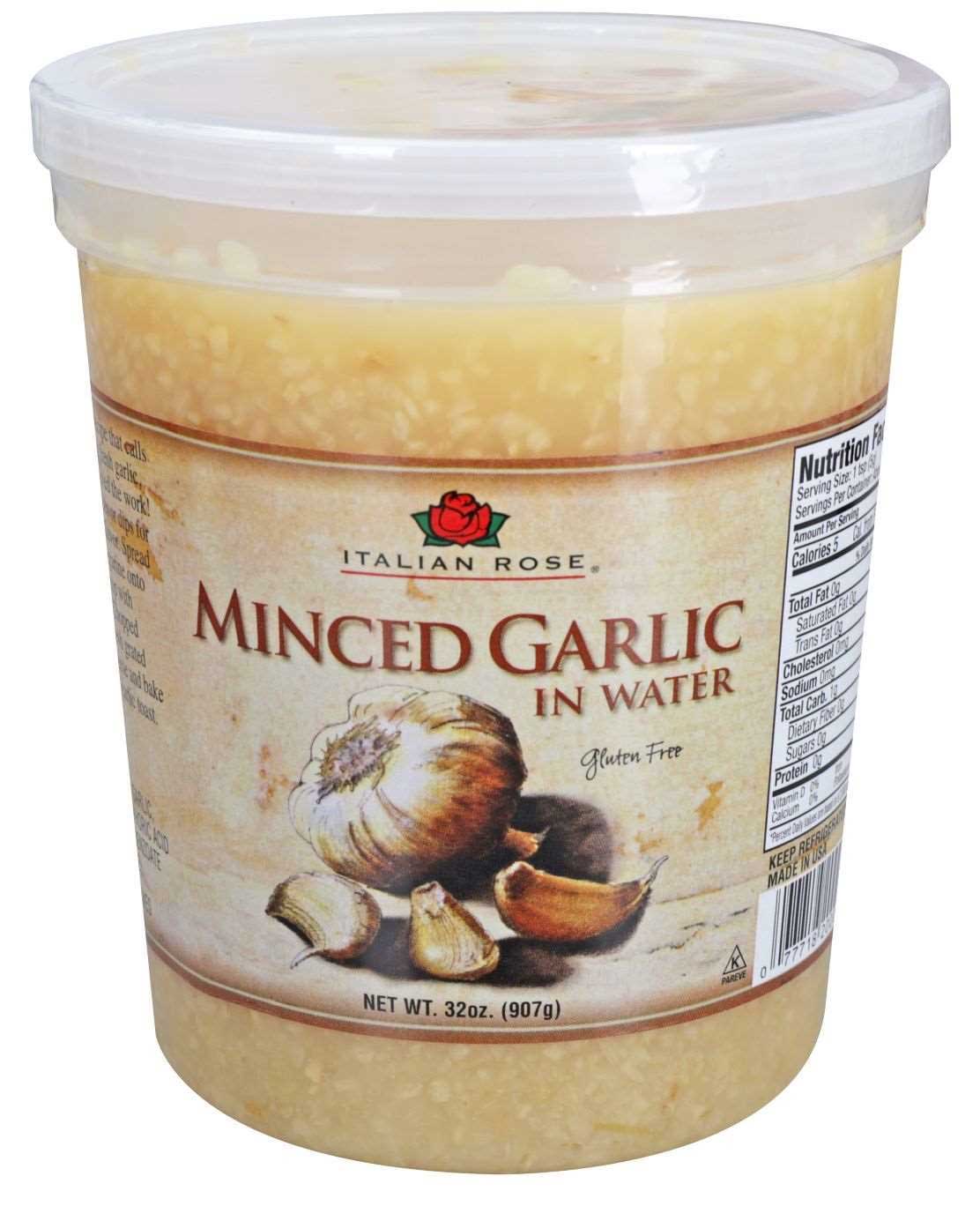 Italian Rose Minced Garlic in Water | FoodServiceDirect