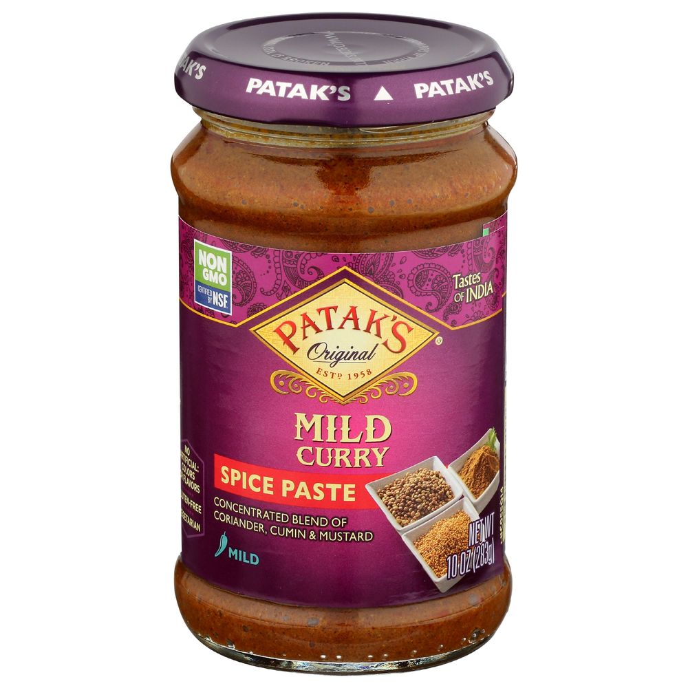 Pataks Mild Curry Paste, 10 Ounce -- 6 per case | FoodServiceDirect.com ...