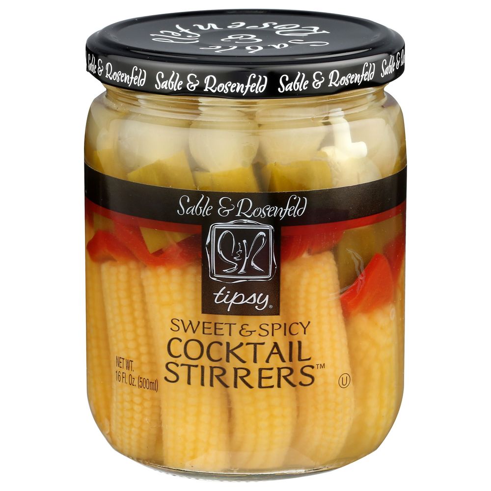 Sable and Rosenfeld Tipsy Sweet and Spicy Cocktail Stirrers, 16 Ounce ...
