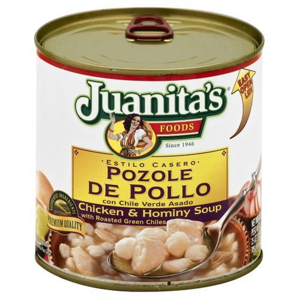 Juanitas Chicken and Hominy Pozole, 25 Ounce -- 12 per case ...