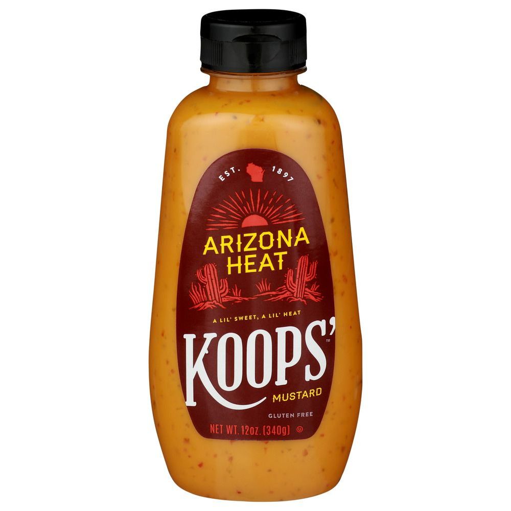 Koops Arizona Heat Mustard, 12 Ounce -- 12 per case