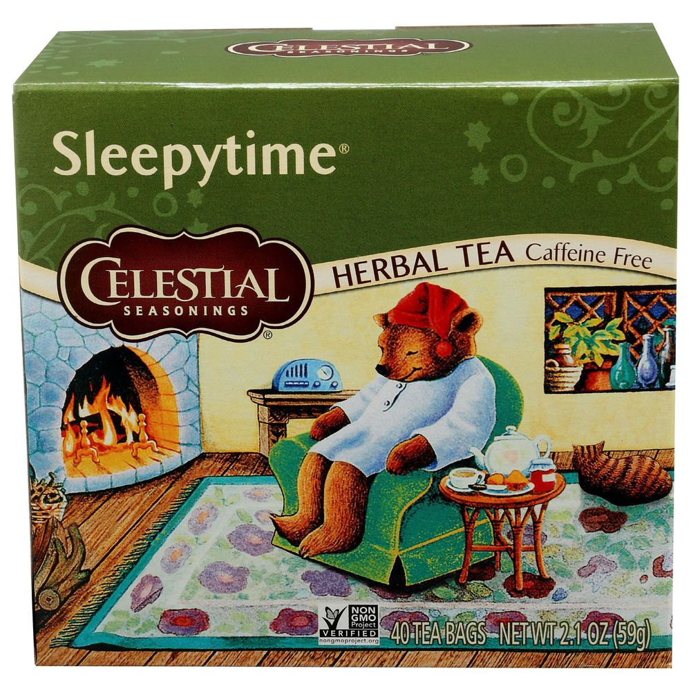 Celestial Seasonings Classic Sleepytime Herbal Tea, 40 tea bags -- 6 ...