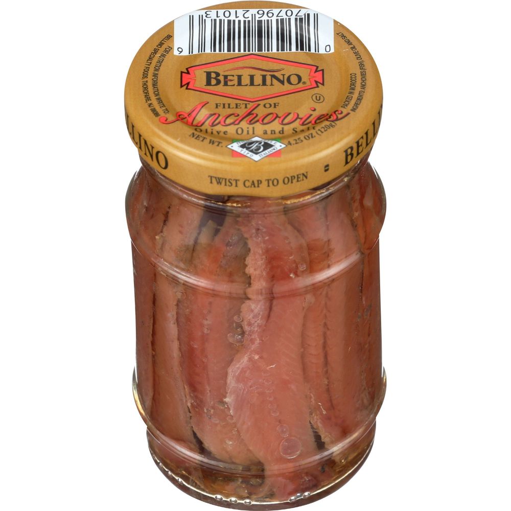 Bellino Anchovy Flat Fillet, 4.25 Ounce -- 12 per case