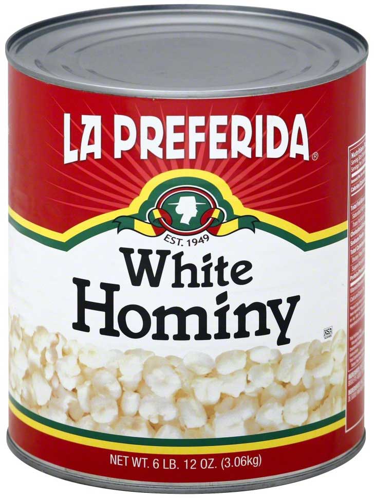 La Preferida Hominy Beans, 108 Ounce -- 6 per case
