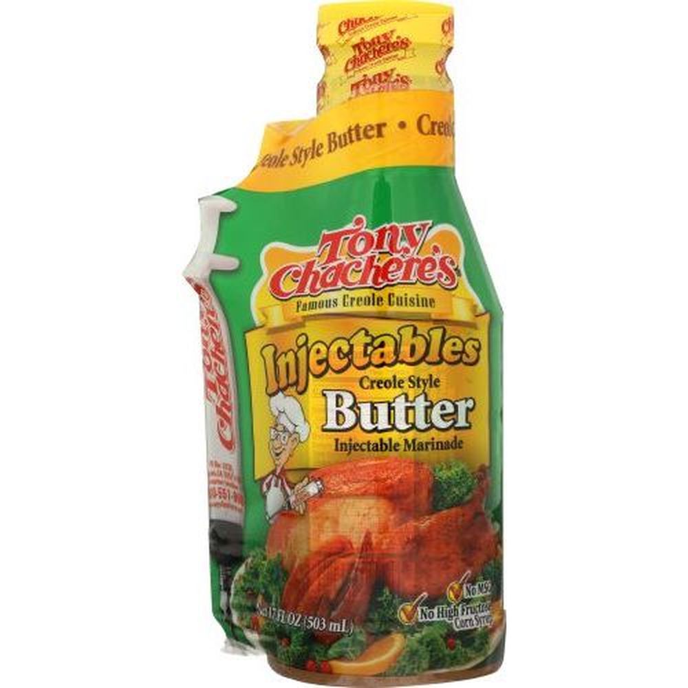 Tony Chacheres Injectable Butter Marinade, 17 Ounce -- 6 per case