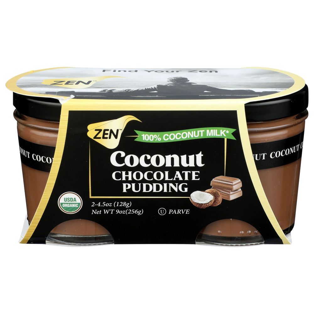 Zen Organic Coconut Milk Chocolate Pudding, 4.5 Ounce -- 12 per case ...