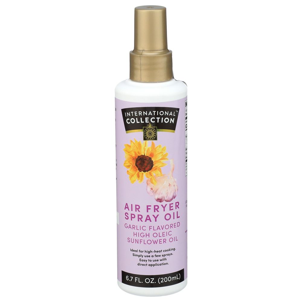 International Collection Garlic Flavor Sunflower Spray Oil, 6.7 Fluid ...