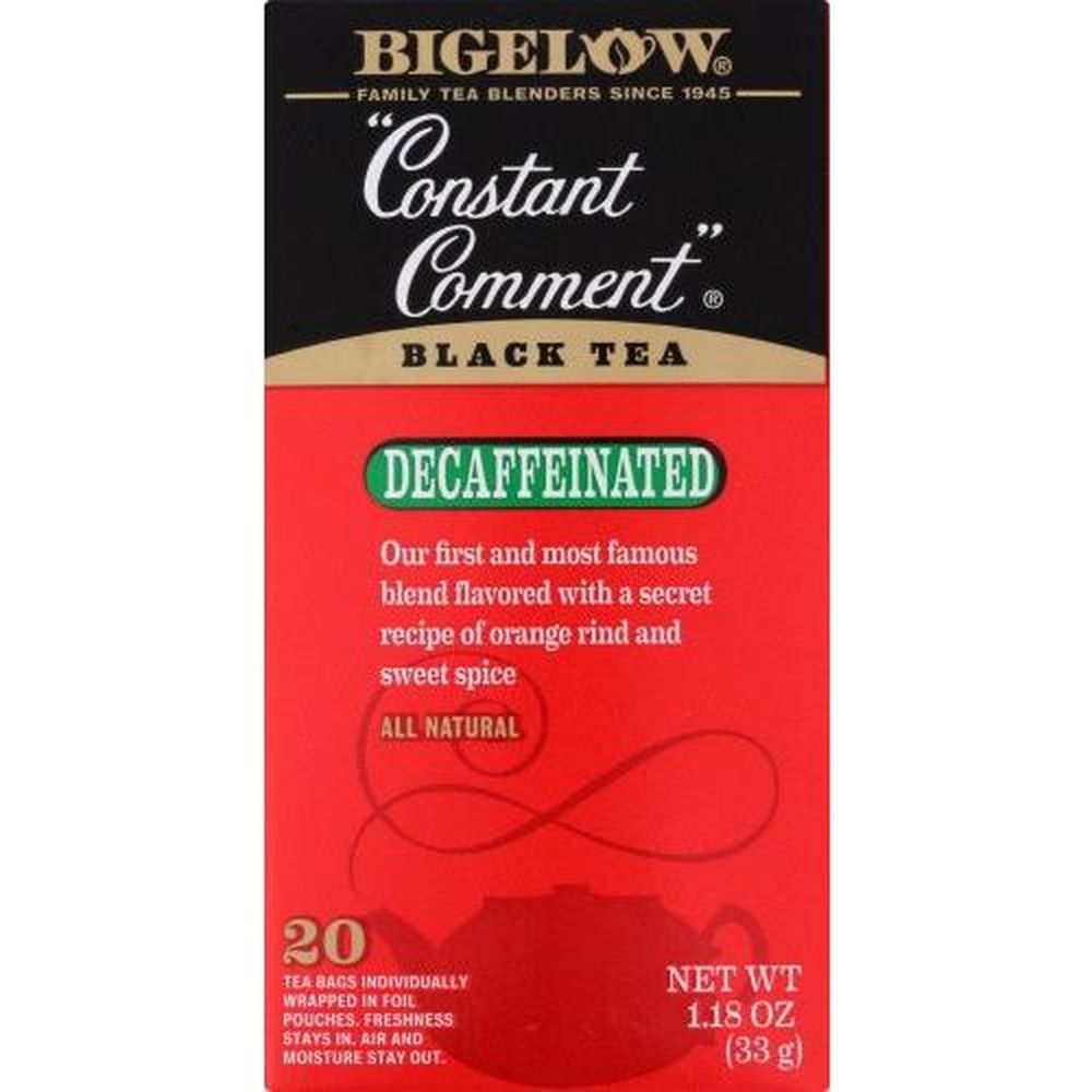 Bigelow Constant Comment Decaffeinated Black Tea Bag, 1.18 Ounce -- 6 ...