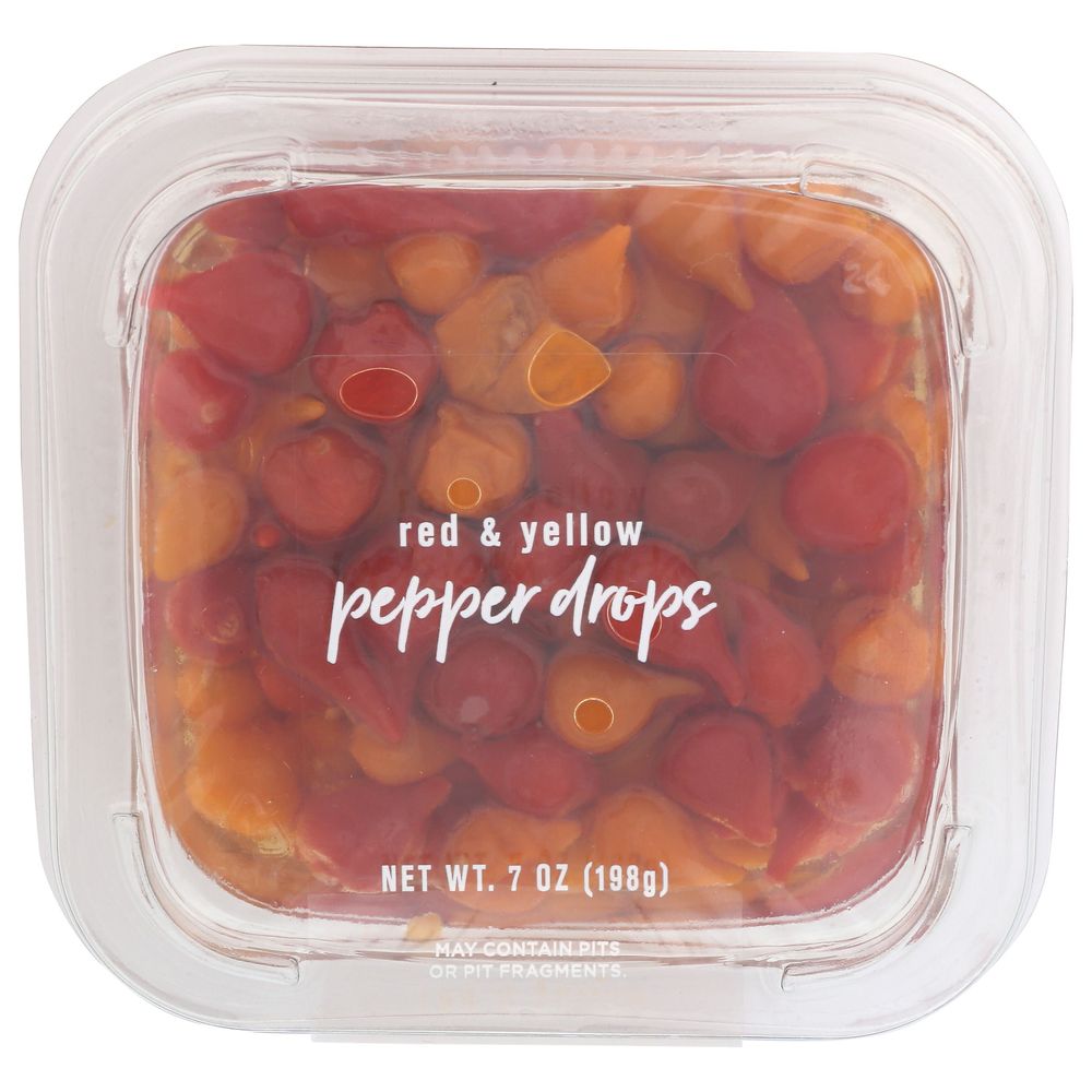 Delallo Red and Yellow Pepper Drops, 7 Ounce -- 12 per case