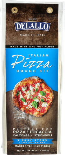 Delallo Italian Pizza Dough Kit , 17.6 Ounce -- 10 per case ...