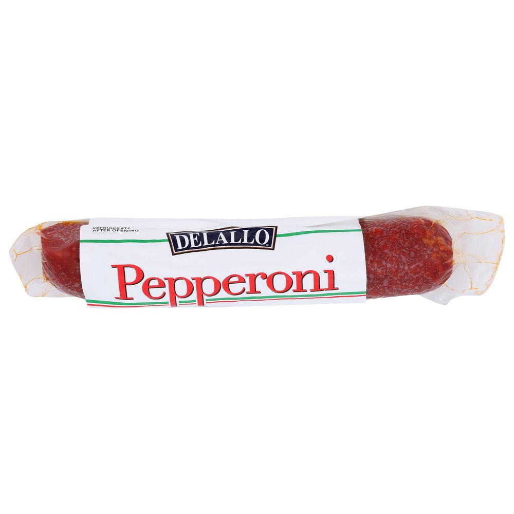 Delallo Pepperoni Short Stick, 7 Ounce -- 12 per case