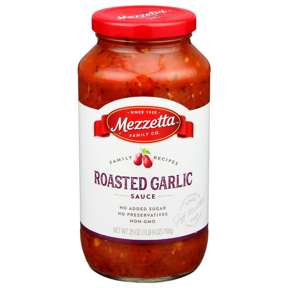 Mezzetta Roasted Garlic Sauce, 25 Ounce -- 6 per case