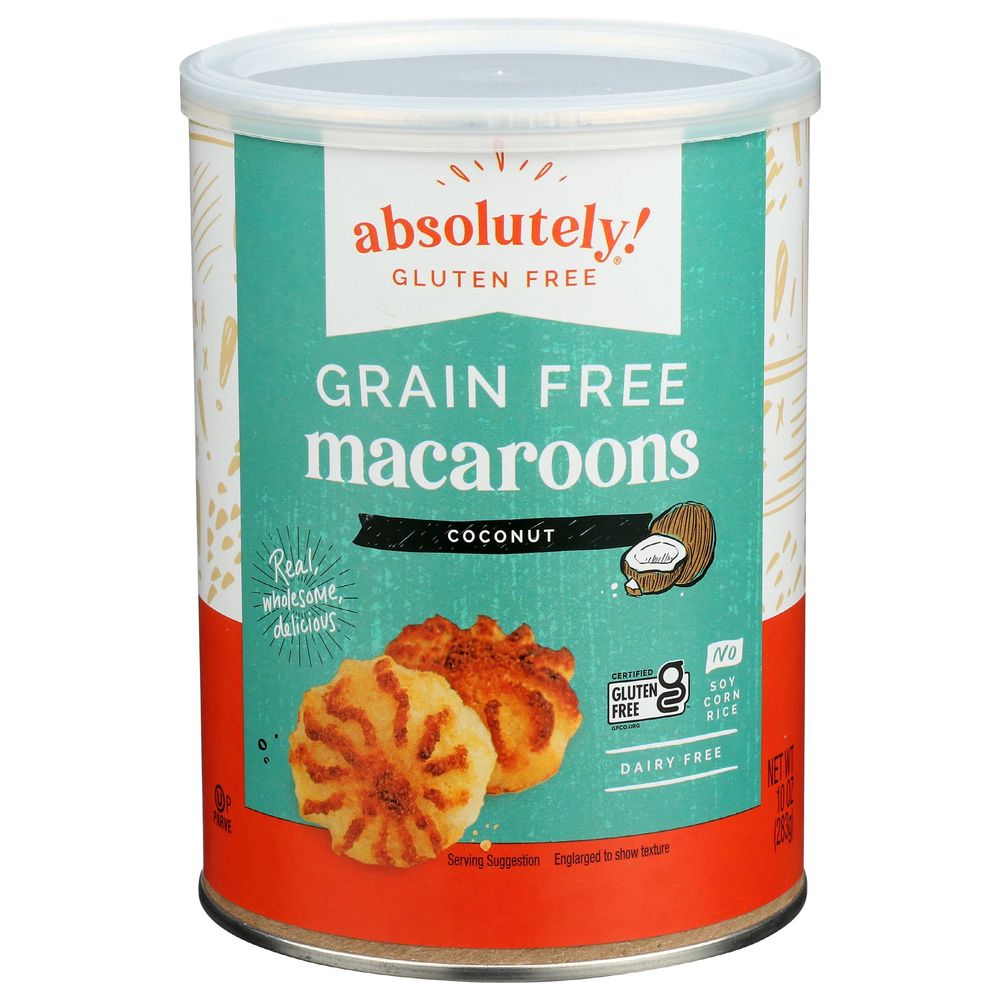 Absolutely Gluten Free Coconut Macaroons, 10 Ounce -- 6 per case | FoodServiceDirect.com ...