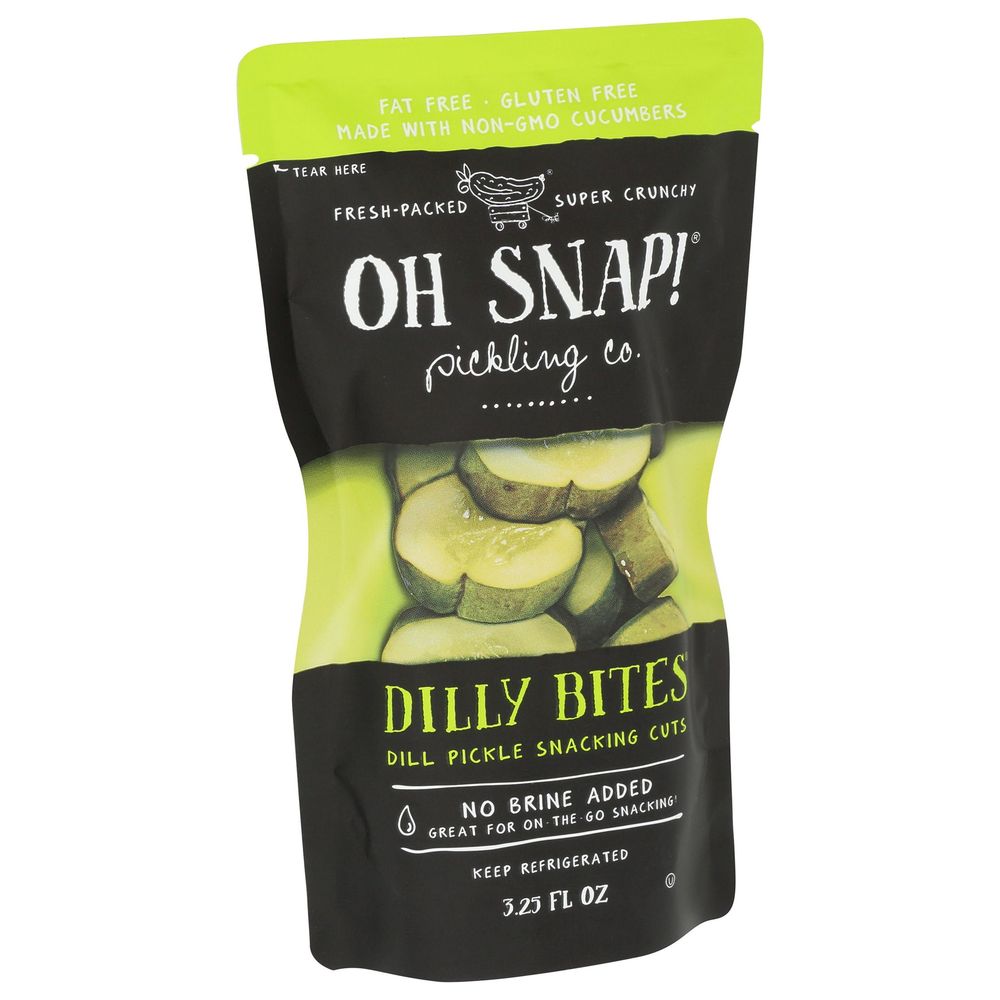 Oh Snap Dilly Bites Fresh Dill Pickle Snacking Cuts | FoodServiceDirect