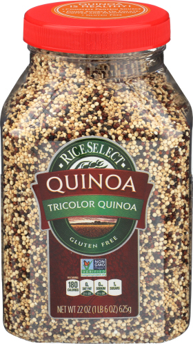Rice Select Tri Color Quinoa, 22 Ounce -- 4 per case
