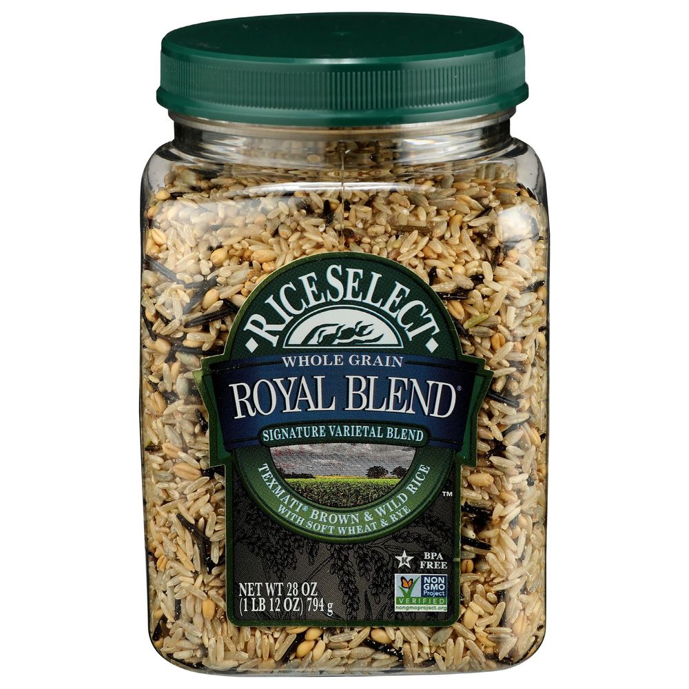 RiceSelect Texmati Whole Grain Royal Blend with Wild Rice, 28 Ounce -- 4 per case