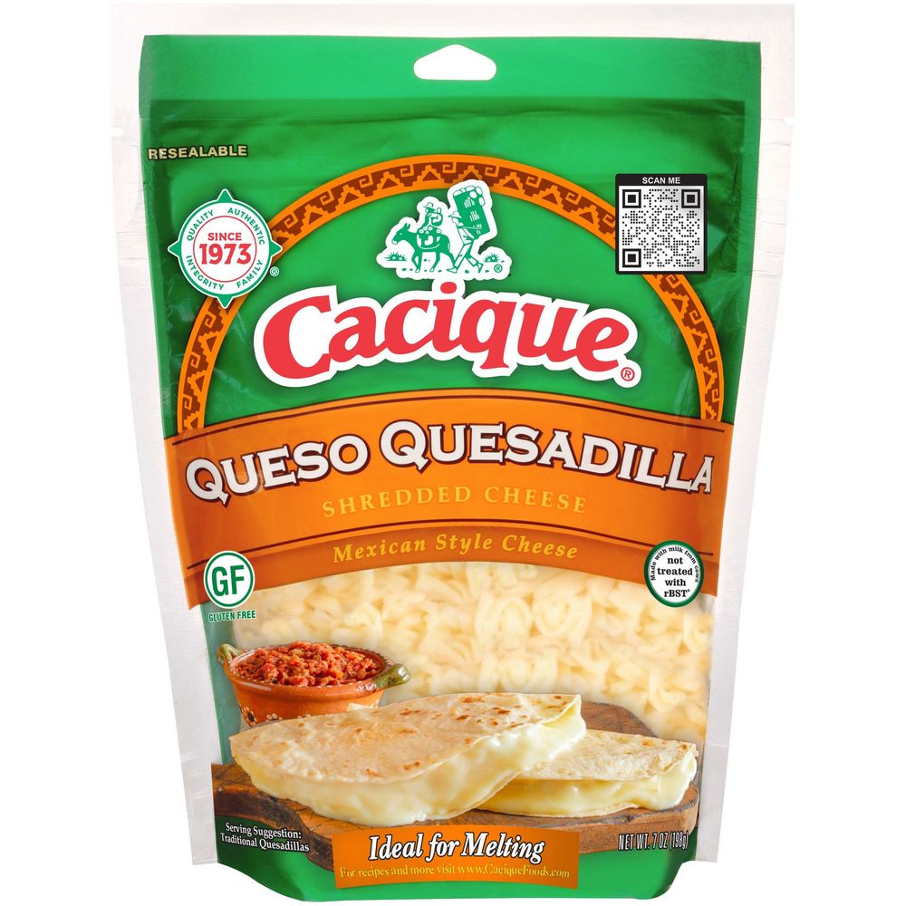 Cacique Queso Quesadilla Shredded Cheese, 7 Ounce -- 12 per case