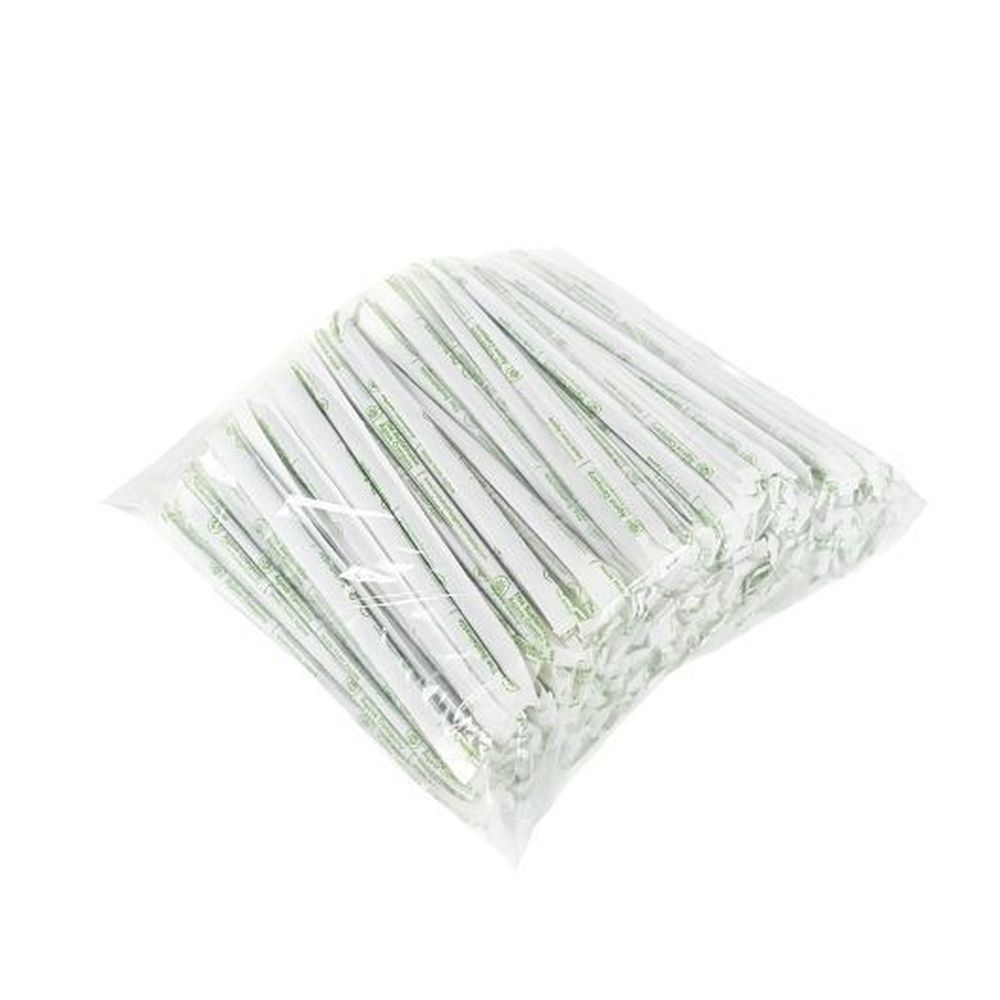 The Sustainable Agave Company Regular Branded Black Agave Straw, 8 inch ...