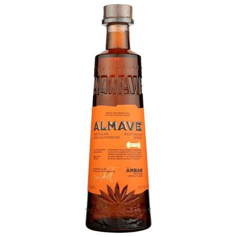 Almave Ambar Distilled Non-Alcoholic Blue Agave Spirit, 700 Milliliter ...